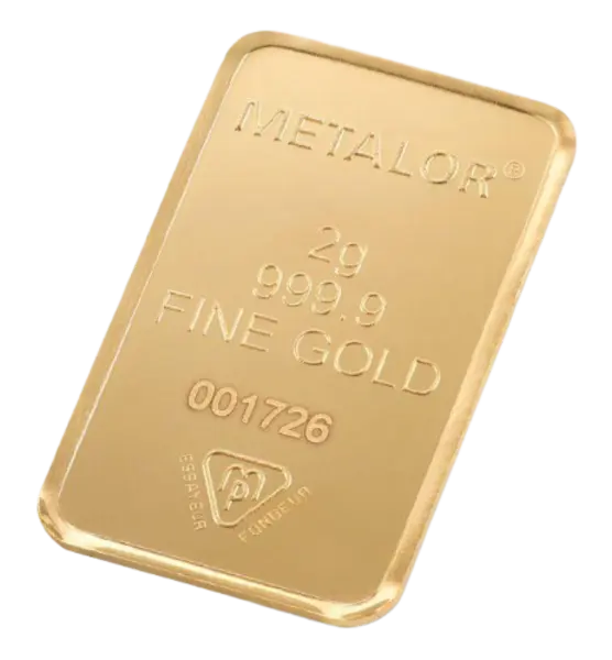 2 Gram Gold Bars - Bullion Giant